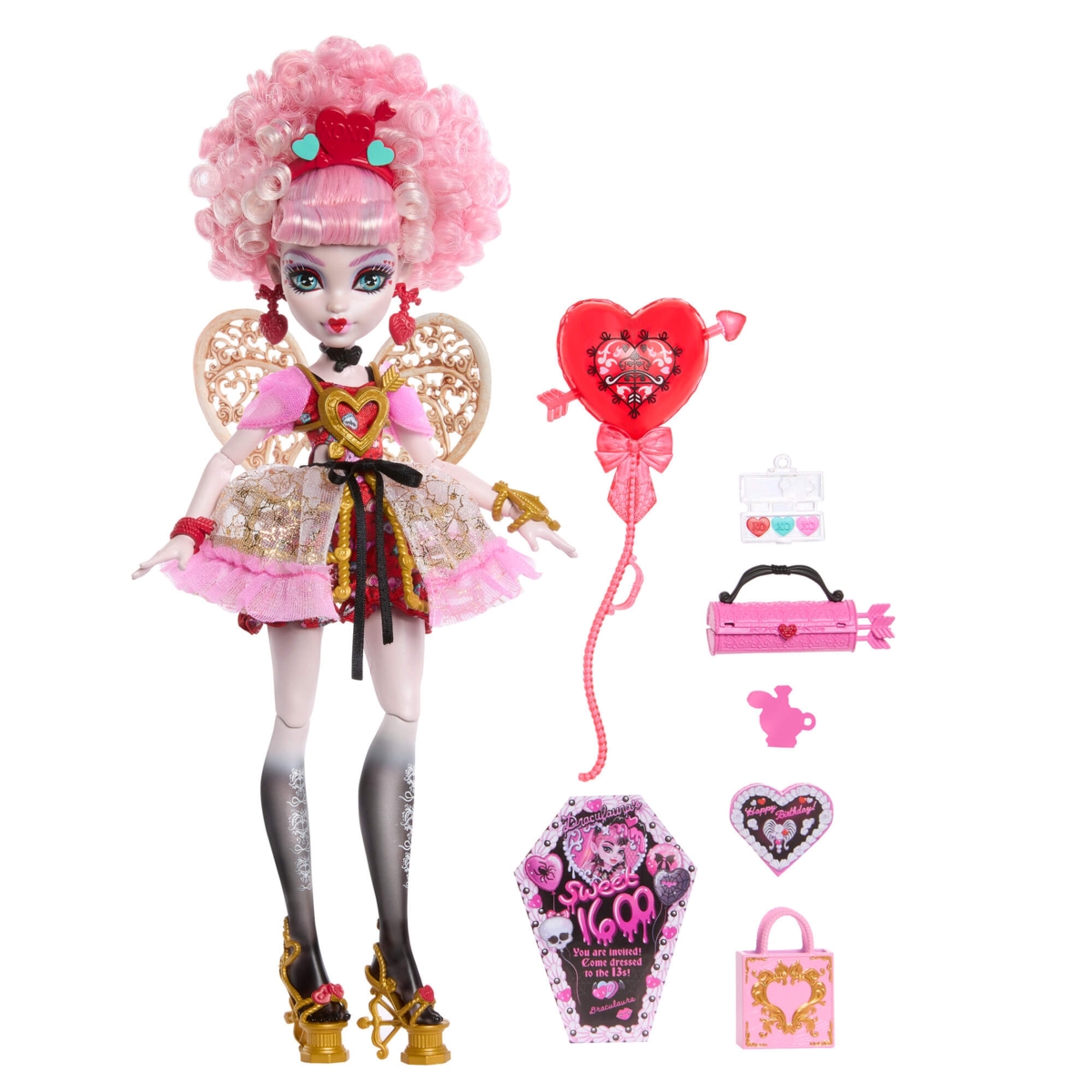MONSTER HIGH baisi saldā dzimšanas diena – Kupidona lelle, JBG77 ...
