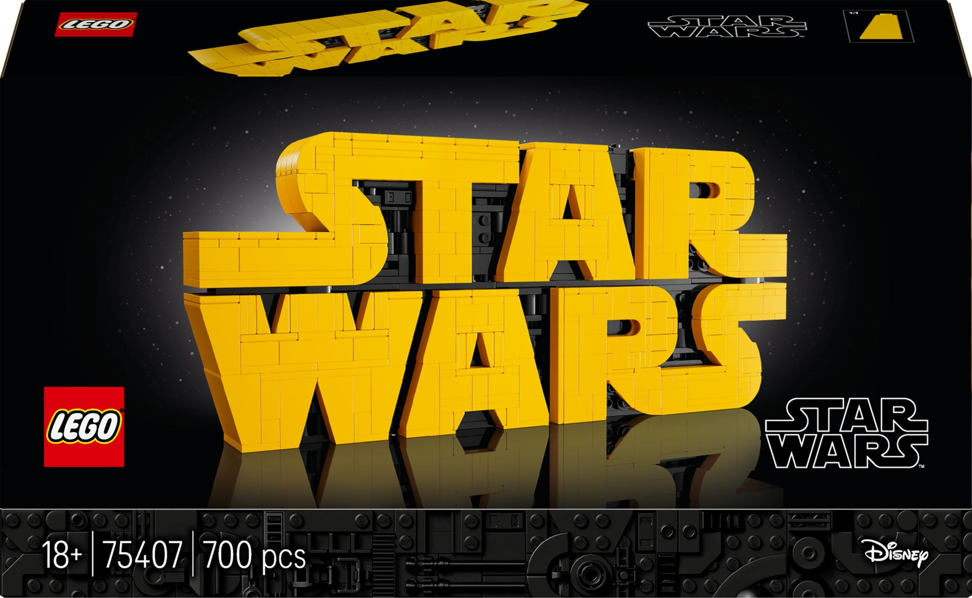 75407 LEGO® Star Wars™ No klucīšiem būvēts Star Wars™ logotips | LEGO ...